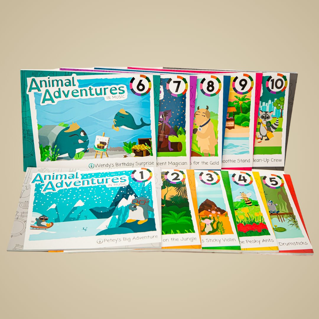 Workbooks – Animal Adventures in Music